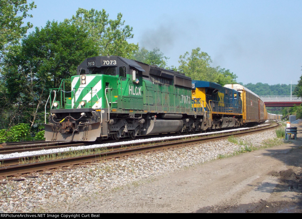 HLCX 7073 and CSX 5313